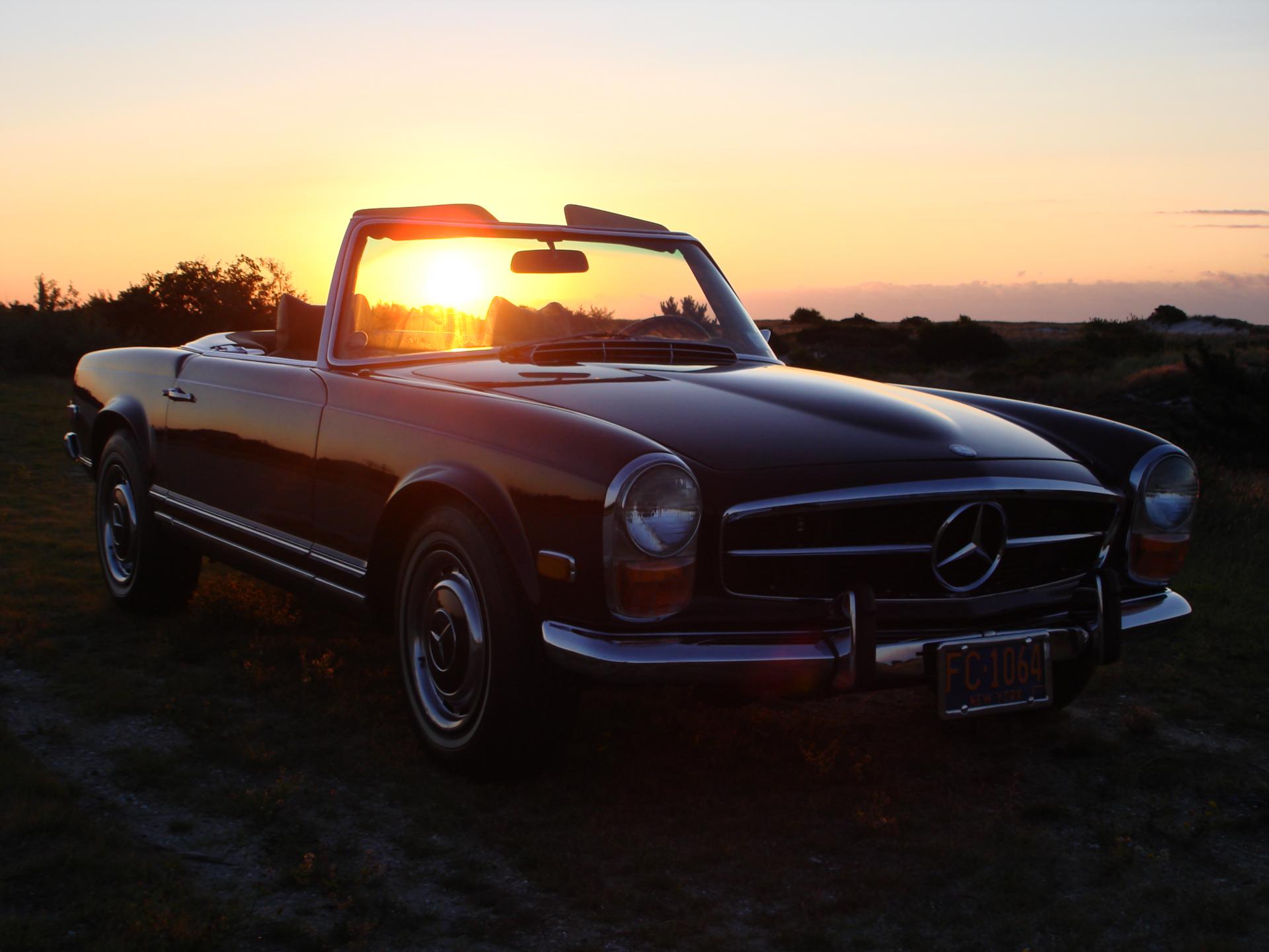 1971 Mercedes-Benz 280 SL 60s 70s German Roadster Luxury European Stock ...